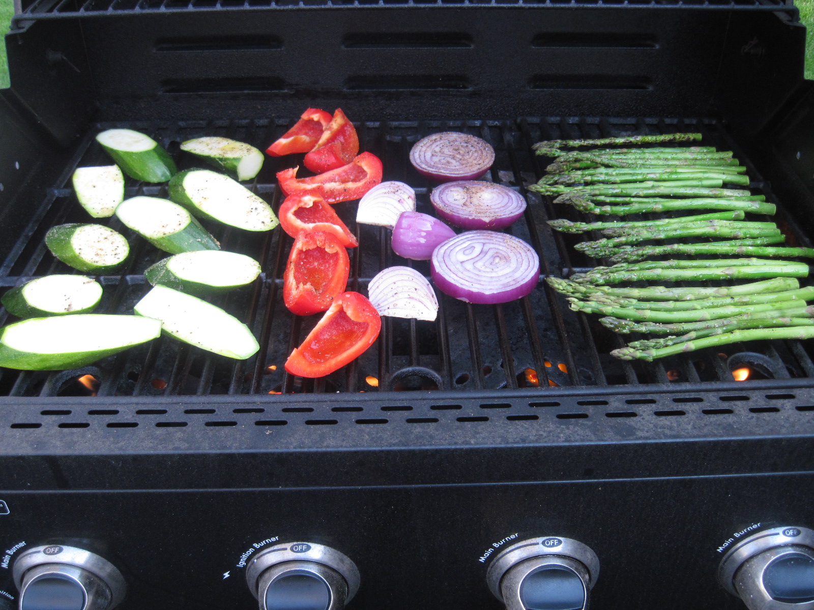 Gremlin Food Mom: Grilled Vegetables and Chicken... Gremlin Style!