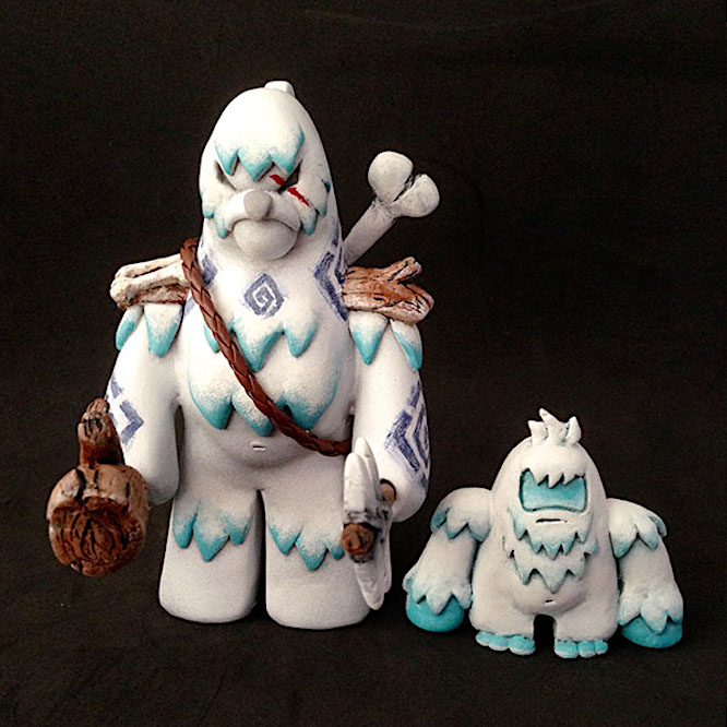 YAWL THE YETI WARRIOR by Odd Critters Studio