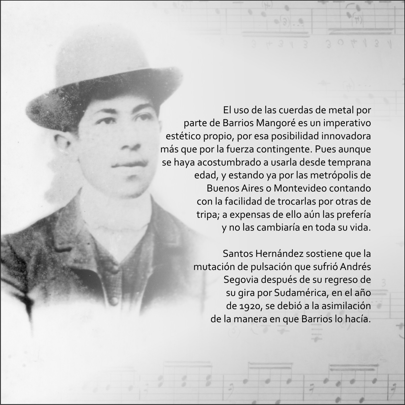 AGUSTÍN PÍO BARRIOS-MANGORÉ: MANGORÉ INTERPRETA A MANGORÉ