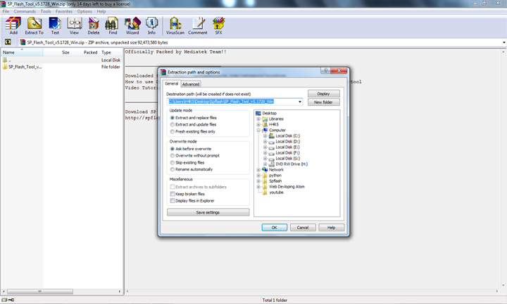 Install Sp Flash Tool in Windows - H4r5