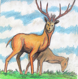 LOS ANIMALES PREHISTORICOS DE CHILE: MACRAUCHENIA , CIERVO ANTIFER ...