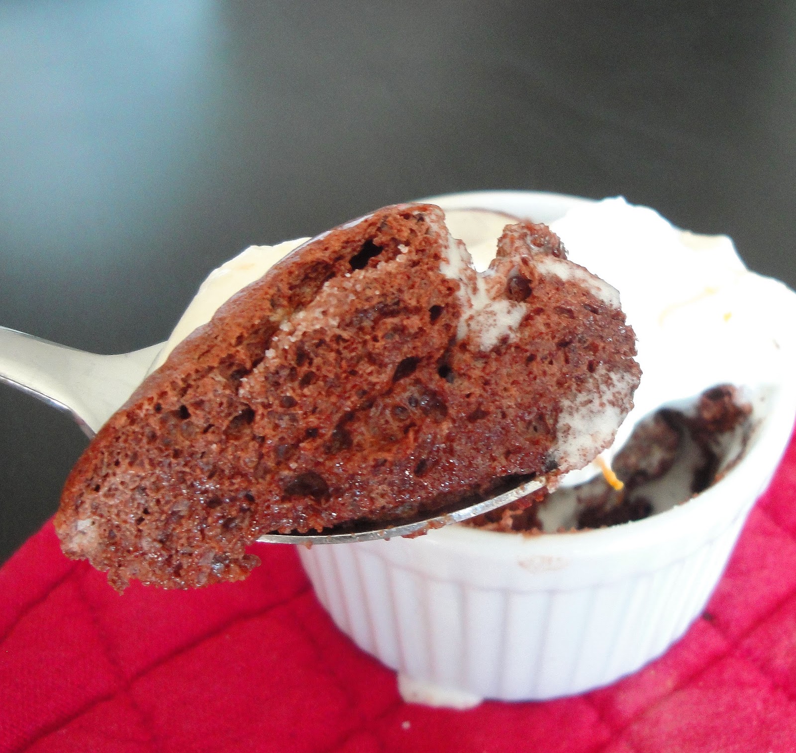 spoonglish: Chocolate souffles with orange blossom cream