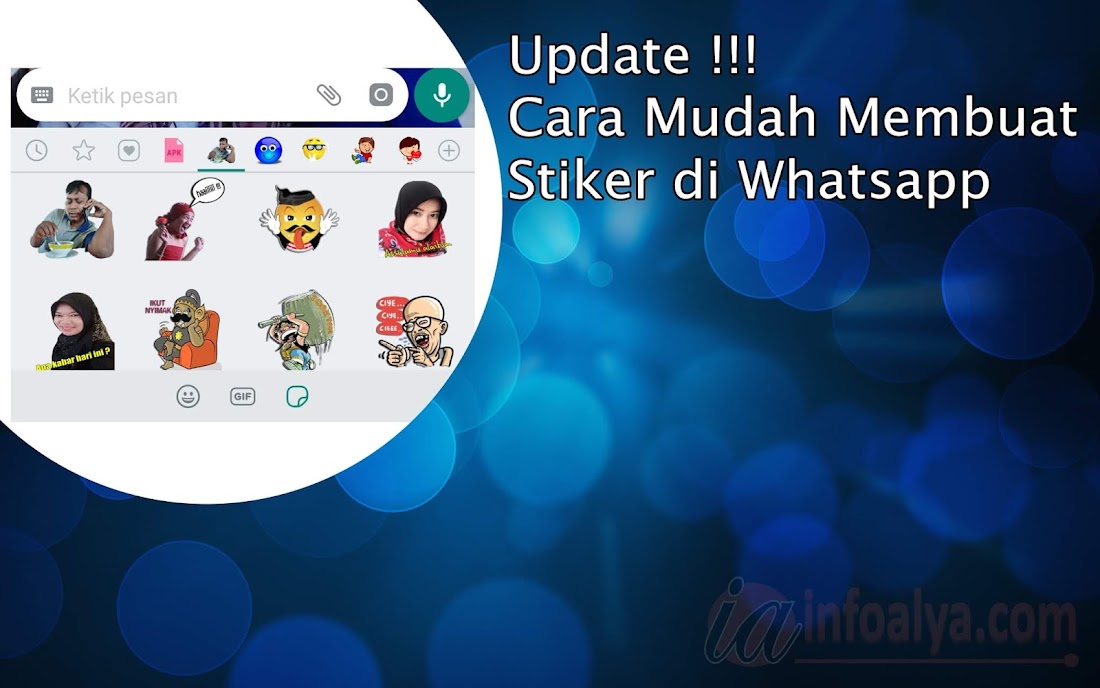 Update !!! Buat Stiker WA
