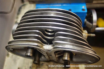 Scottie's Workshop: Aluminum Cylinder Head Fin Repair
