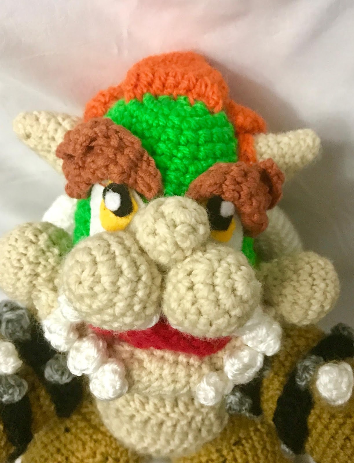 Reny's Place....: Bowser..A Crochet Pattern Review with some Helpful Tips