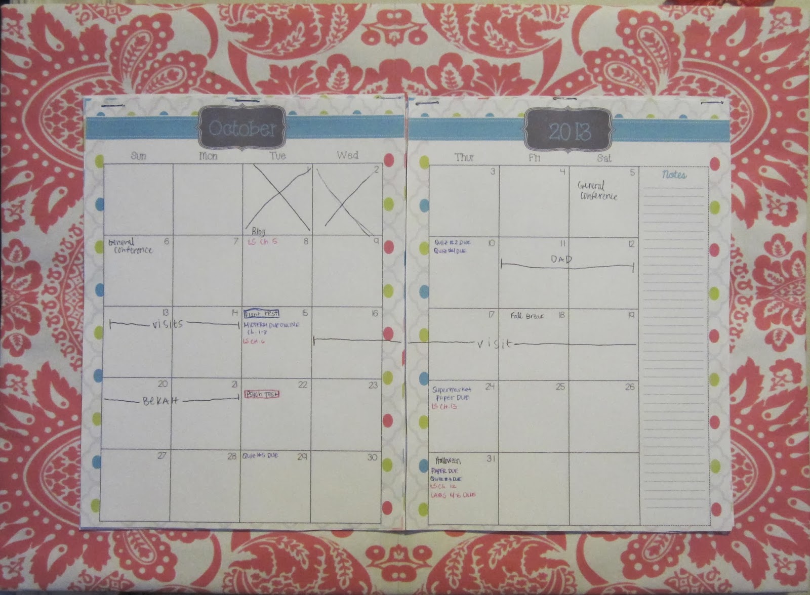 Krissa's Counter: DIY Calendar