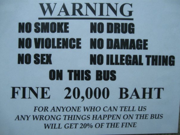 Shreds of a bizarre world: Funny signs/1