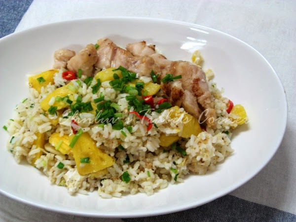 Elinluv's Tidbits Corner: Fried Rice With Pineapple And Pan Seared Fish ...