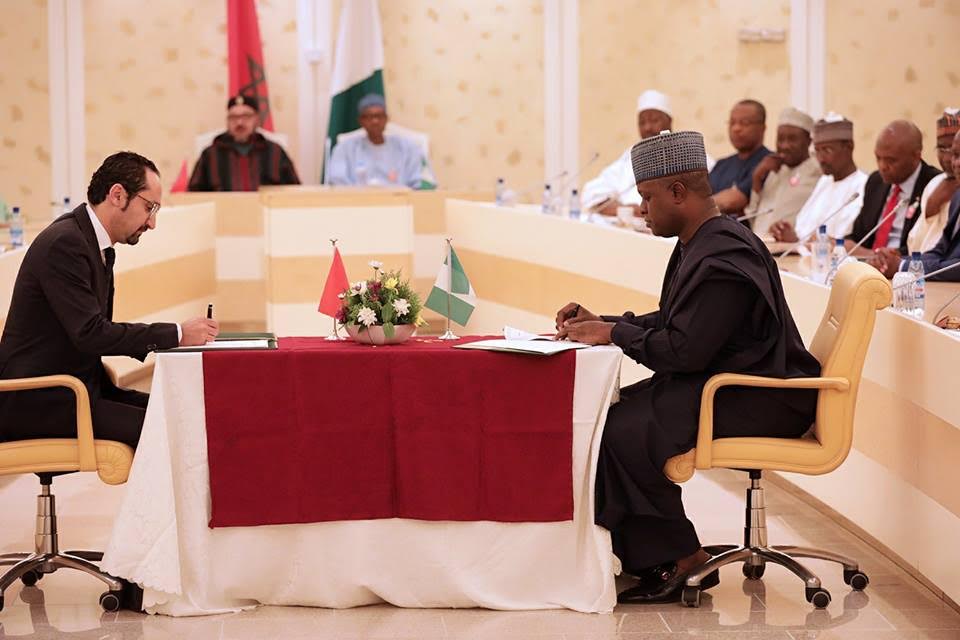 Photos: Pres Buhari and King of Morocco witness signing of Agreements ...