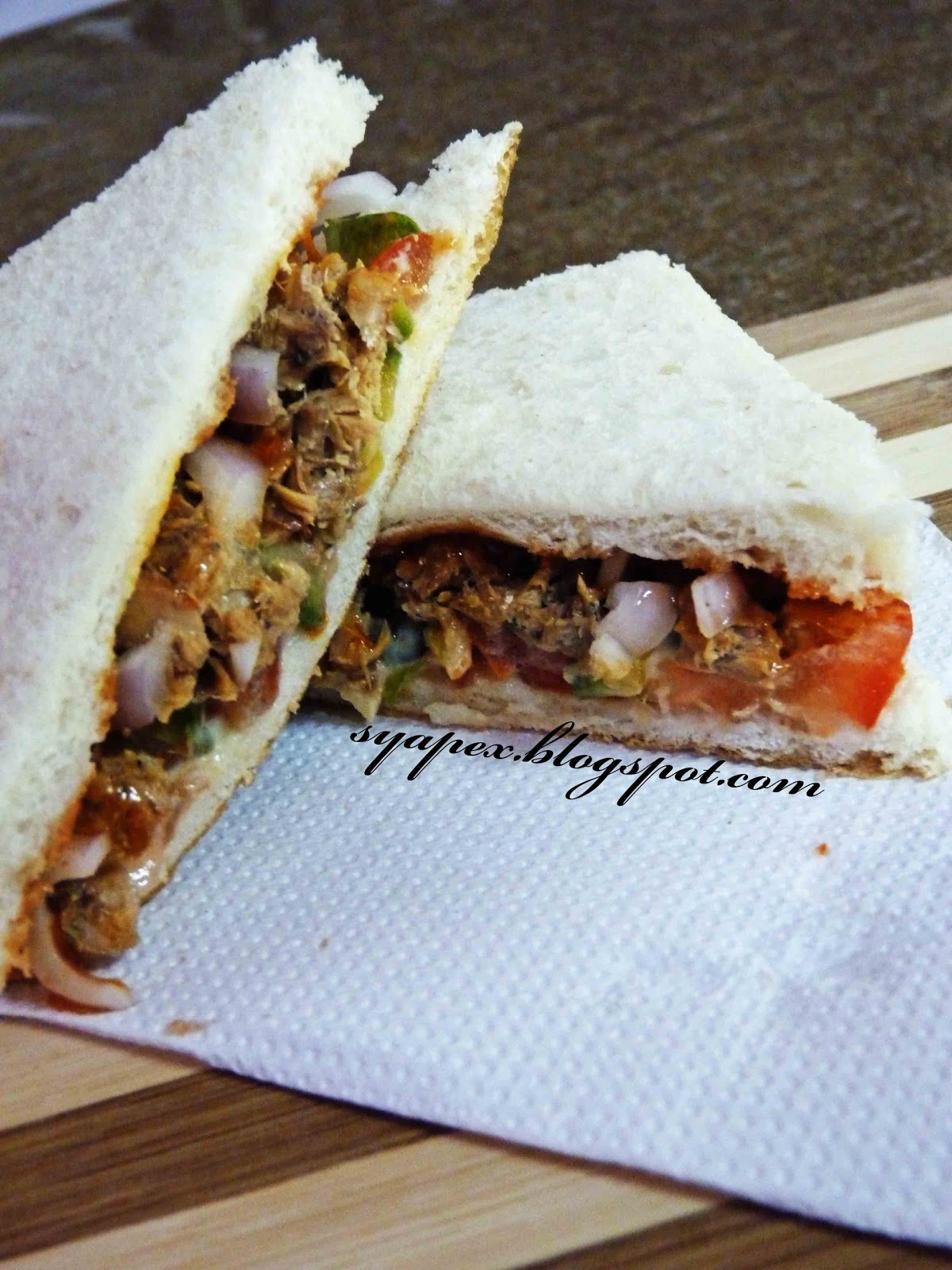 syapex kitchen: Sandwich Sardin dan Lada Benggala