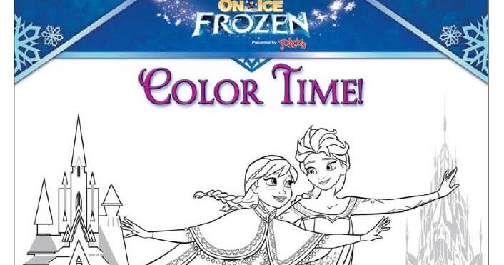Disney Frozen Activity/Coloring Sheets - Babushka's Baile