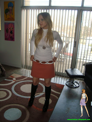 Sew Retro: Mod Mini Skirt Project: Boho/Hippie Inspired Look