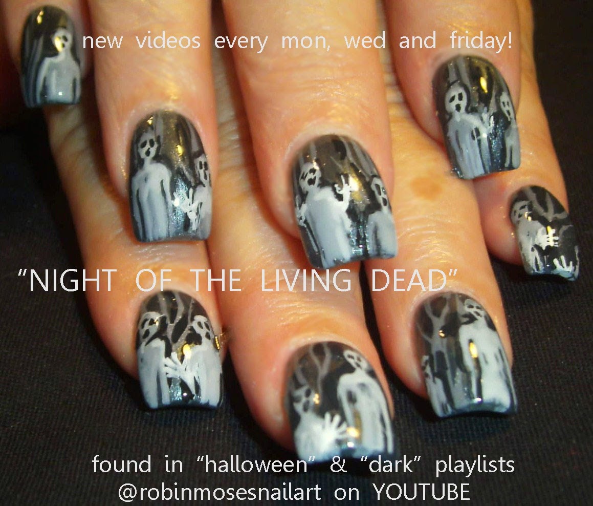 Nail Art by Robin Moses: "scary nails" "gore nails" "horror nails ...