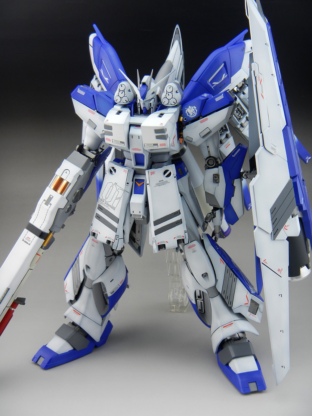 Gundam Family: MG 1/100 FA-93-V2 HWS Hi-Nu Gundam H.W.S. Ver. Ka ...