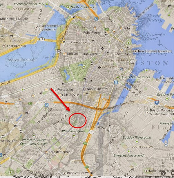Fred Langa: Exploring Boston: Mapping the lost 'Boston Neck'