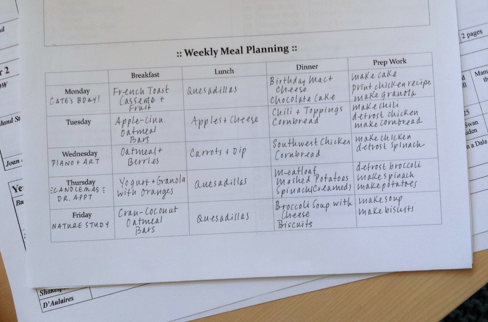 Joyous Lessons: My Weekly Planning + Pre-Reading Session