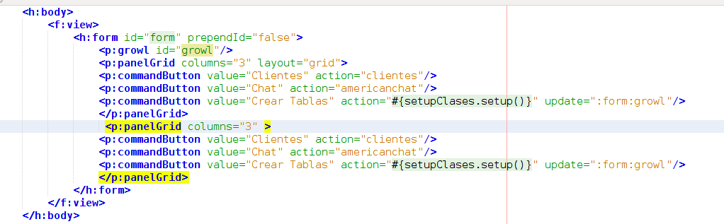 Web Responsive con Primefaces