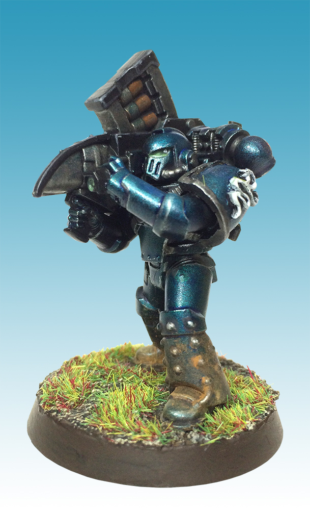 notquitepainted: WIP: Alpha Legion veteran tactical squad (update #1)