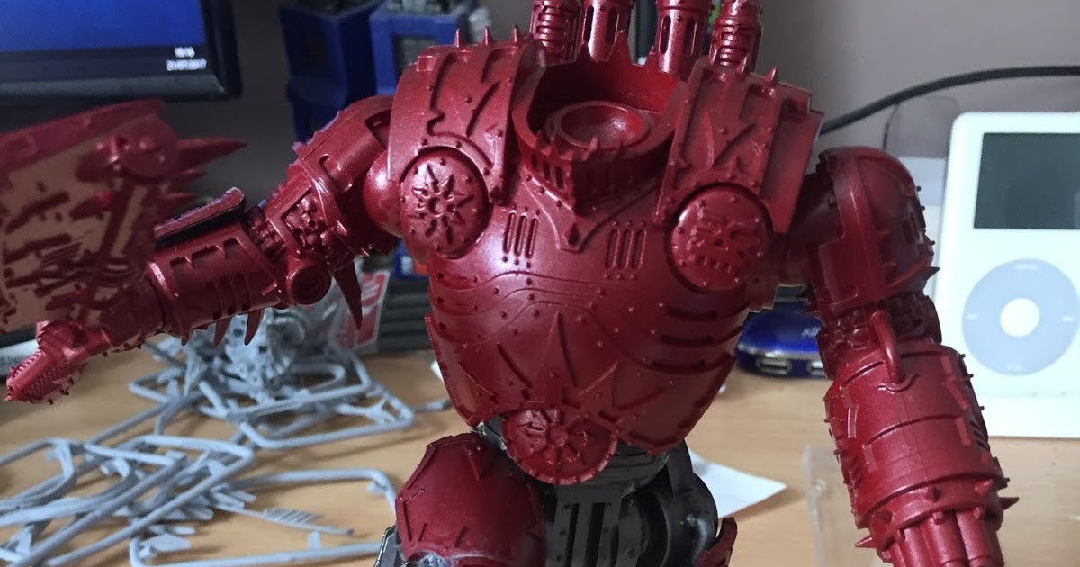 WeeMen: WIP- Kytan Daemon Engine of Khorne