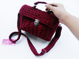 Tas Rajut Satchel Mini Sling Bag - Rajut Merajut by Perajut Muda