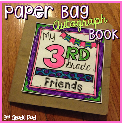 End of the Year Autograph Books - 3rd Grade Pad