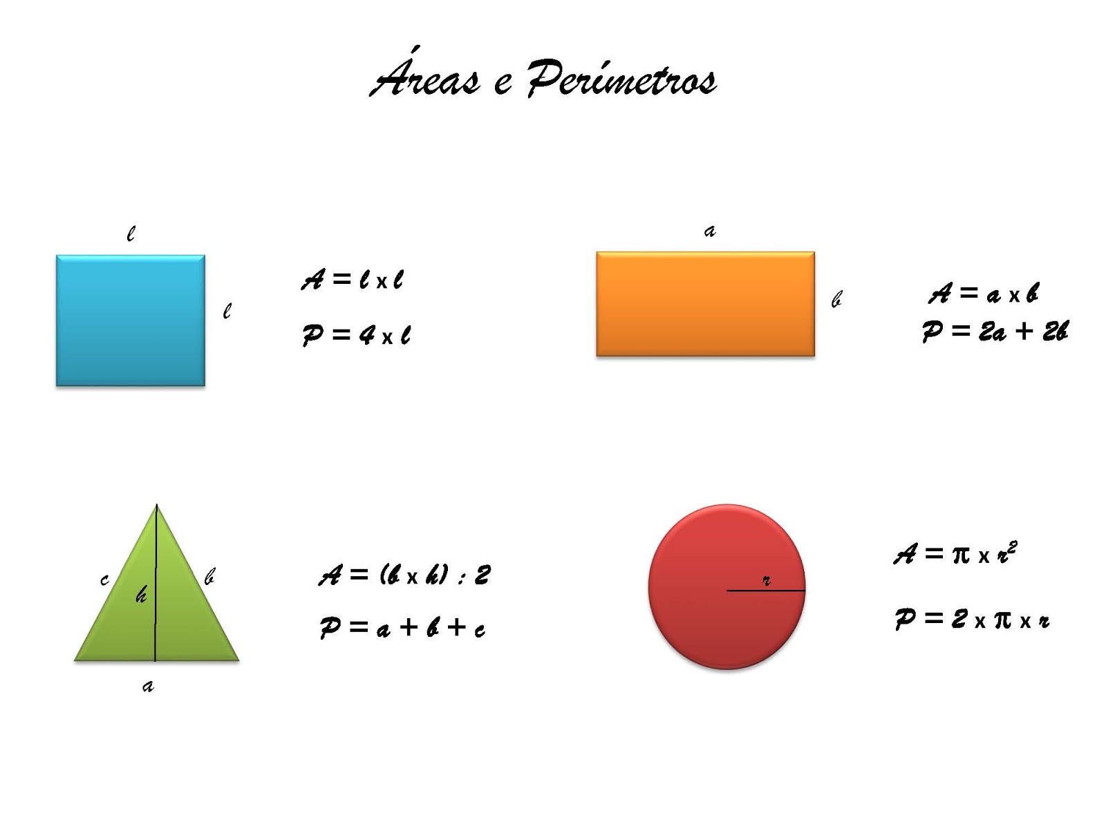 Matemática - Escola Básica de Vale da Amoreira : Cálculo de Áreas e ...