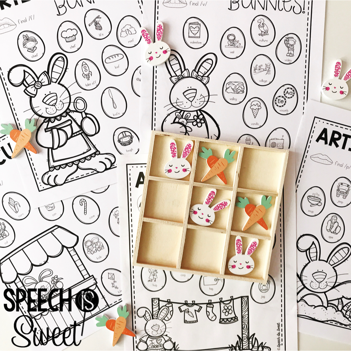 Easter Theme in Speech Therapy! - Speech is Sweet
