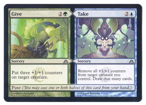 Magic the Gathering Adventures: Dragon's Maze Split Cards