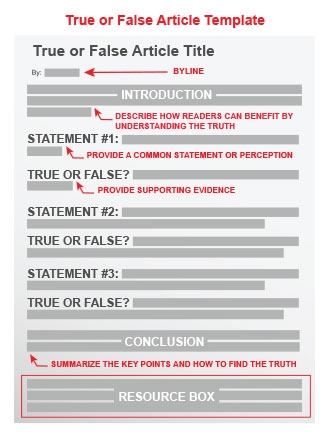 True or False Article templet - bestfriendz21