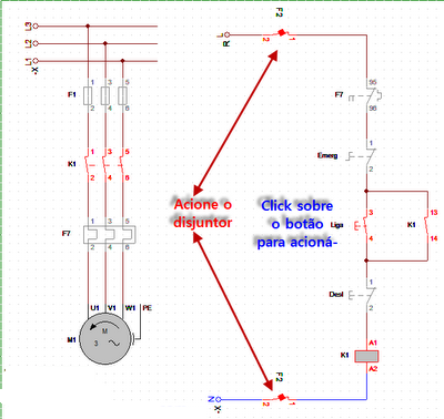Comandos Elétricos: Aula 06 - Como usar o CADe Simu para desenhar ...