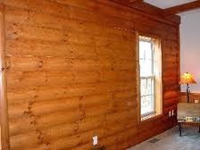 Interior Log Siding