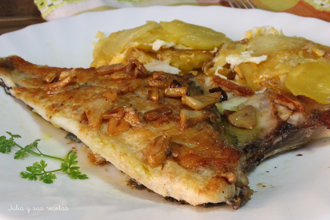 JULIA Y SUS RECETAS: Dorada a la espalda