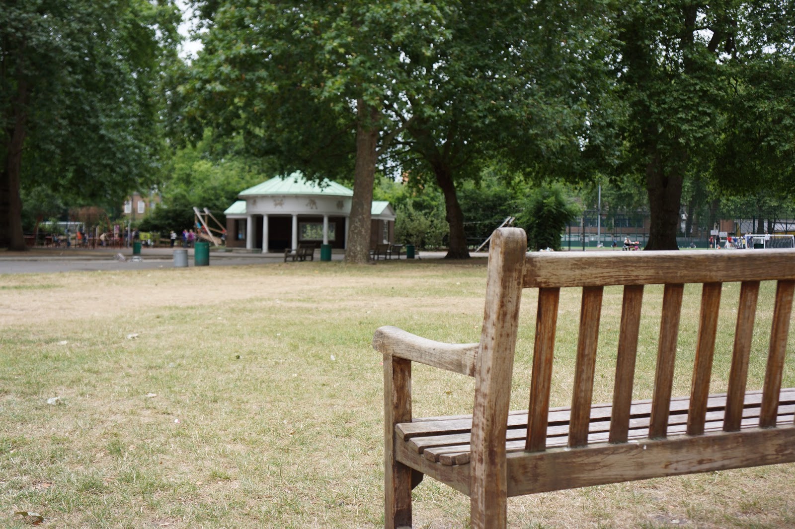 London with toddlers: Coram's Fields