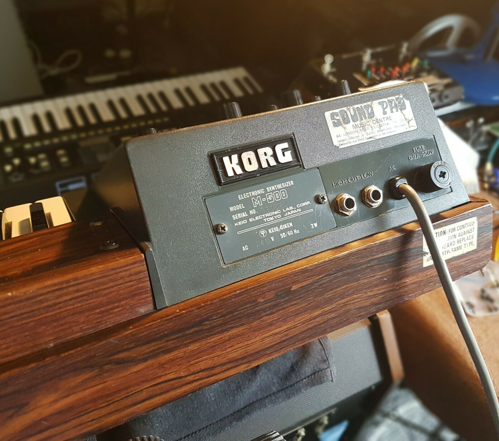 MATRIXSYNTH: Korg Micro Preset Vintage 70s Analog Mono Synth M-500 SN ...