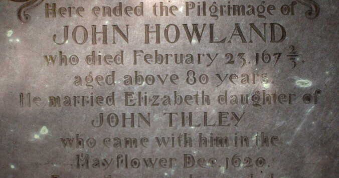 Wright and McKenrick Families: Pilgrim Couple, John Howland and ...