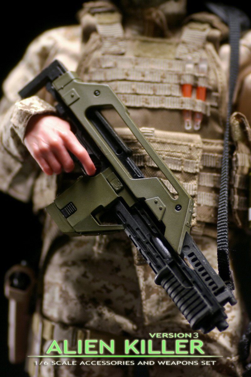 toyhaven: FigureHero Alien Killer Accessories and Weapons Set Version 3 ...