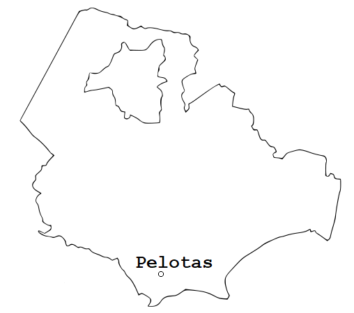 Blog de Geografia: Mapa de Pelotas, RS, para colorir