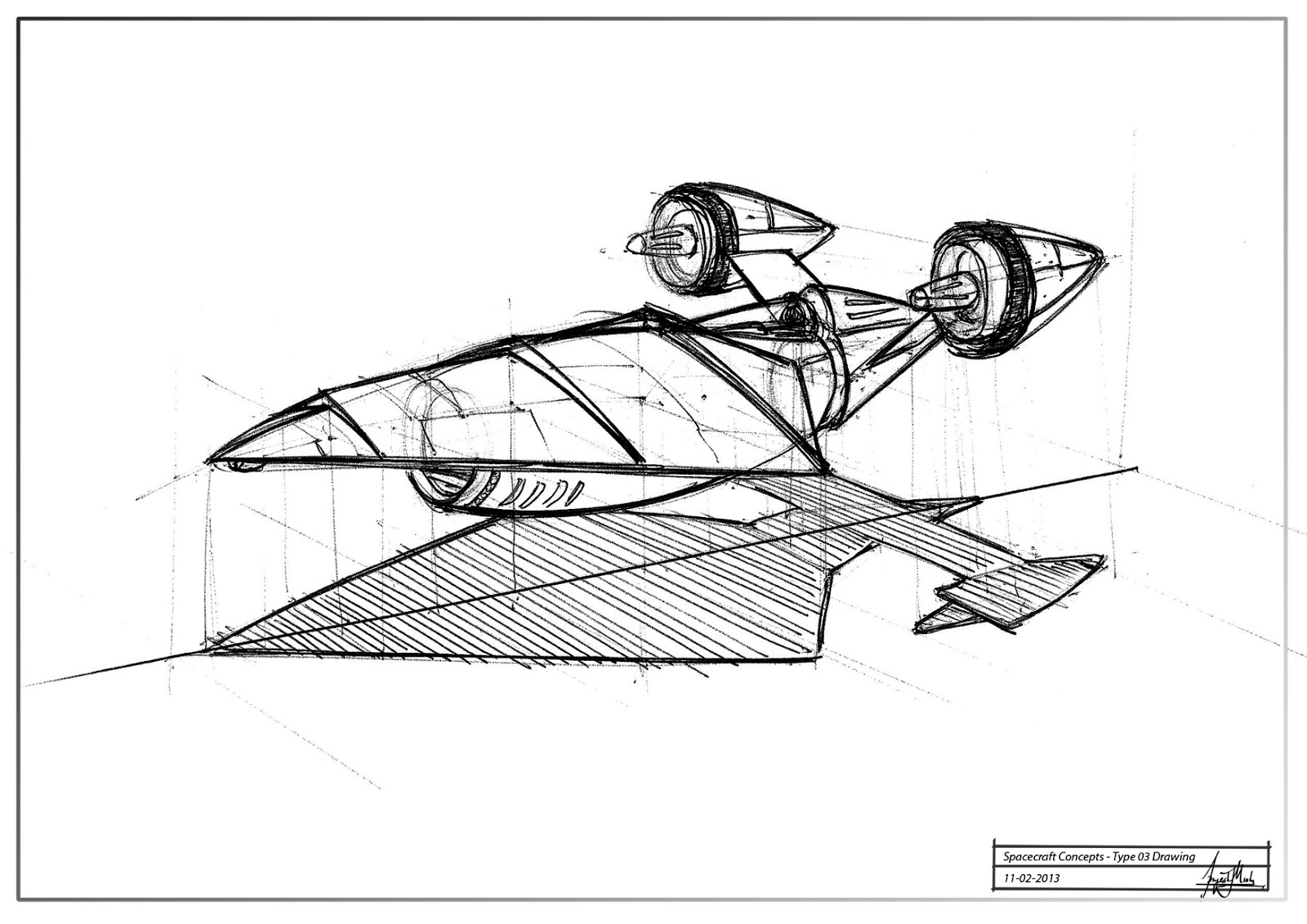 grandpriy: Concept Design Spacecraft Drawings