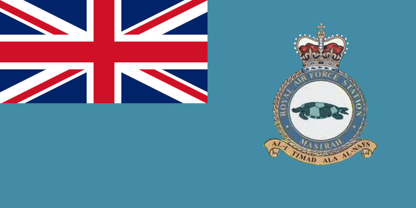 Flags of The British Empire: RAF Masirah Island (Muscat & Oman) (1936-1977)