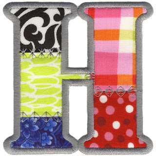 Abecedario con Retazos de Tela en Patchwork. Alphabet in Patchwork ...