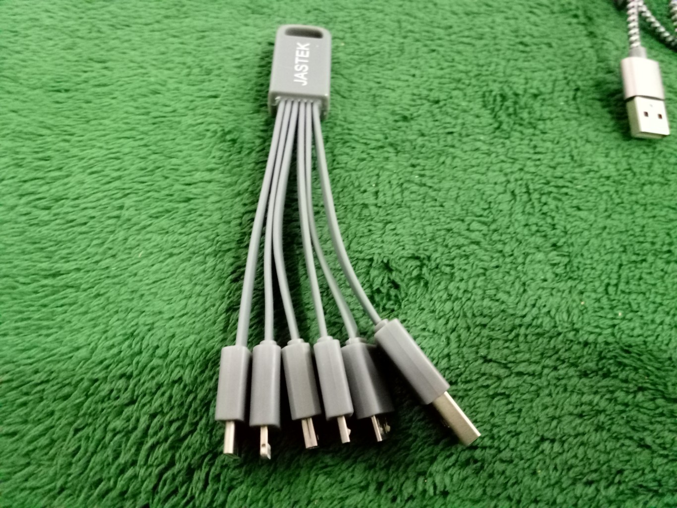 Multi USB Cable 2 Packs JASTEK 2 Sets 4-in-1 and 6-in-1 Multiple USB ...