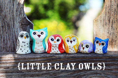My Owl Barn: DIY Easy Clay Owls