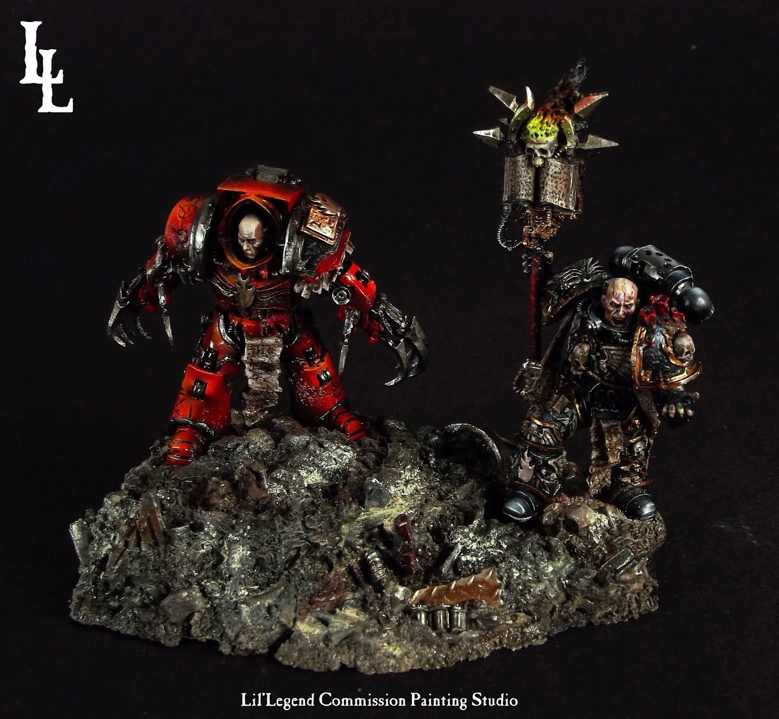 Erebus and Kor Phaeron Commission ~ LilLegend Commission Painting Studio