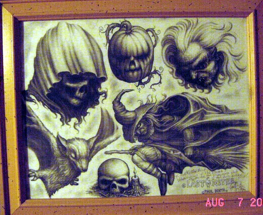 Paul Booth Skull Flash