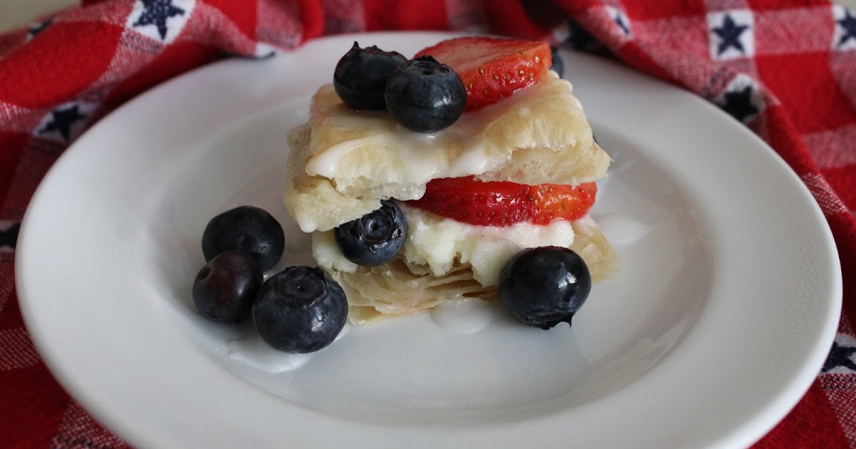 The Freshman Cook: Blueberry and Strawberry Mini Napoleons w ...