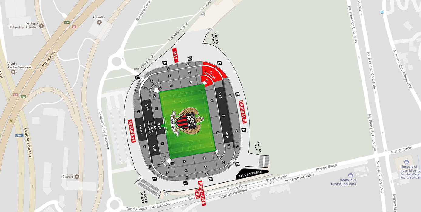 Viaggio a Nizza: Allianz Riviera - Archistadia