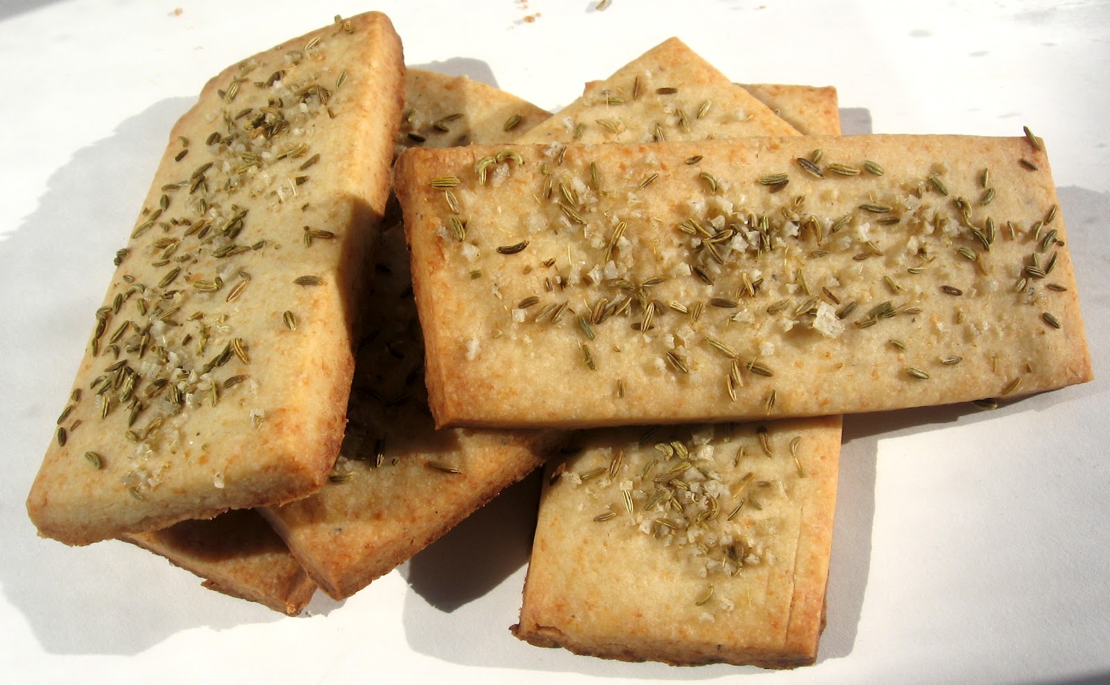 Parmesan Shortbread with Fennel and Sea Salt | Bake Your Face Off!