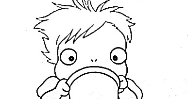 Ponyo Coloring Page