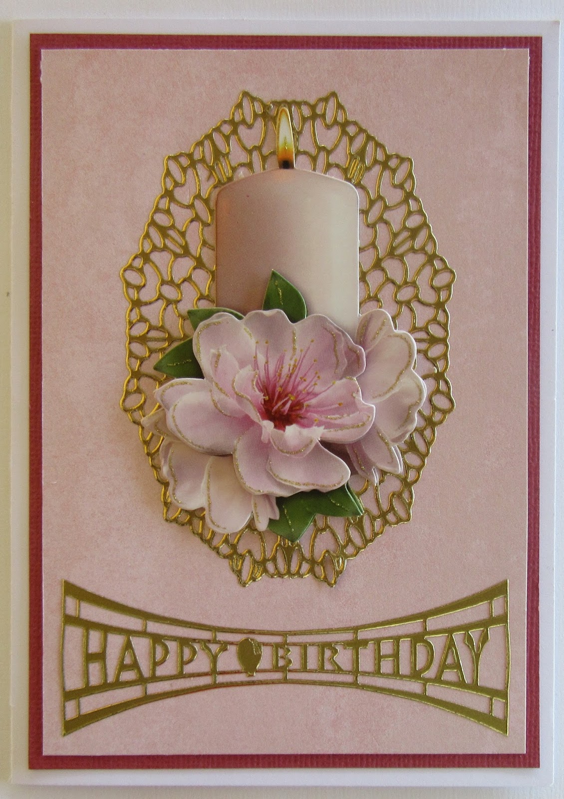 Hearty Crafts 3D Candles Card