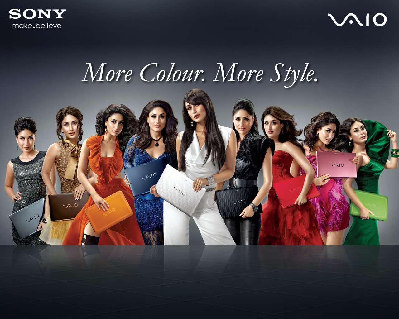 Kareena Kapoor’s Colorful Sony Vaio Vivid Ad Campaign | Bollywood Paradize
